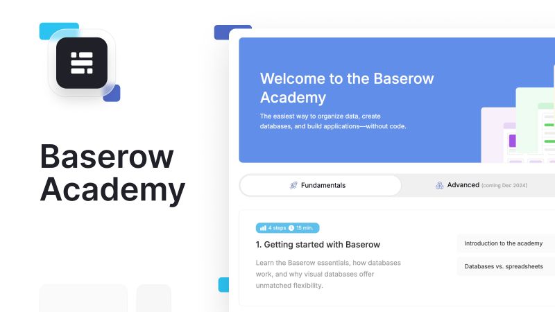 Baserow on LinkedIn: #baserow #nocode Baserow on LinkedIn: #baserow #nocode