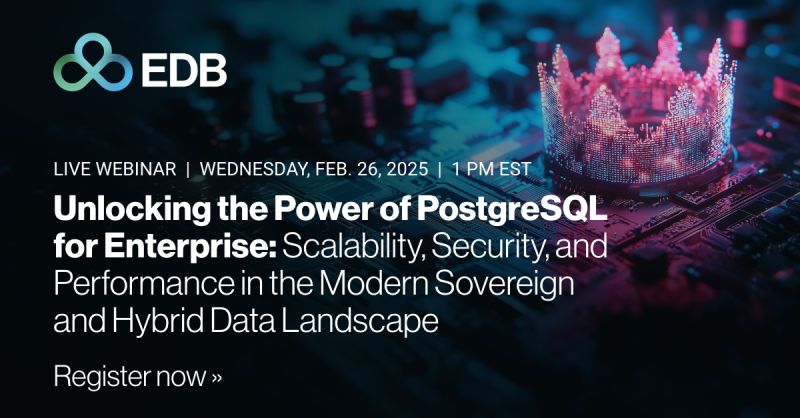 Rahul Navghare on LinkedIn: #edbpostgresai #justsolveitwithpostgres # ... Rahul Navghare on LinkedIn: #edbpostgresai #justsolveitwithpostgres # ...