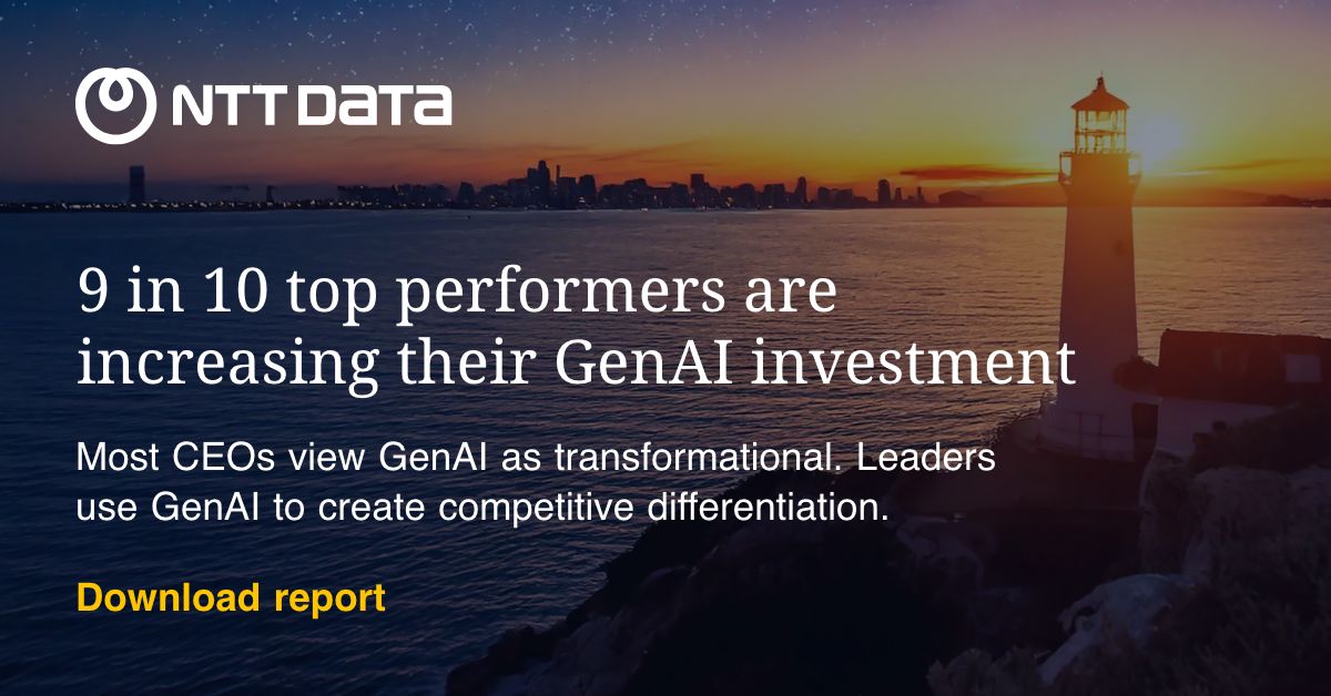 NTT DATA Middle East and Africa on LinkedIn: Global GenAI Report | NTT DATA NTT DATA Middle East and Africa on LinkedIn: Global GenAI Report | NTT DATA