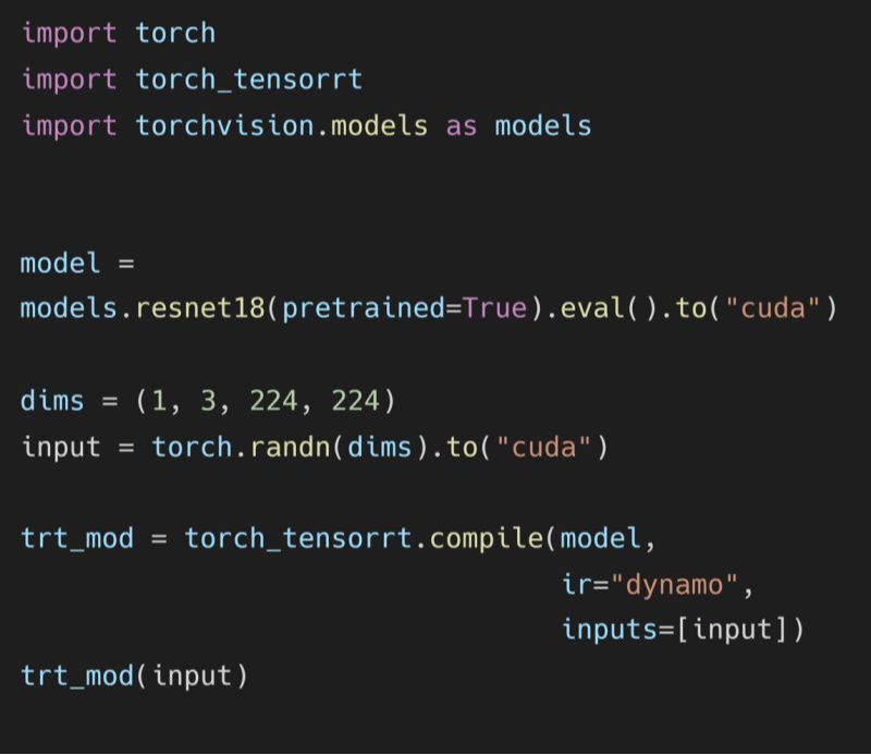 David Pinto on LinkedIn: Release Torch-TensorRT v2.4.0 · pytorch/TensorRT David Pinto on LinkedIn: Release Torch-TensorRT v2.4.0 · pytorch/TensorRT