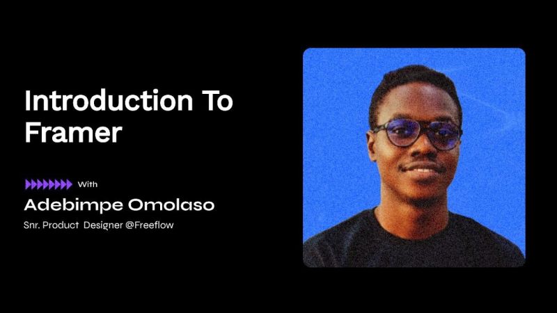 Marvelous Solomon on LinkedIn: Introduction To Framer Marvelous Solomon on LinkedIn: Introduction To Framer