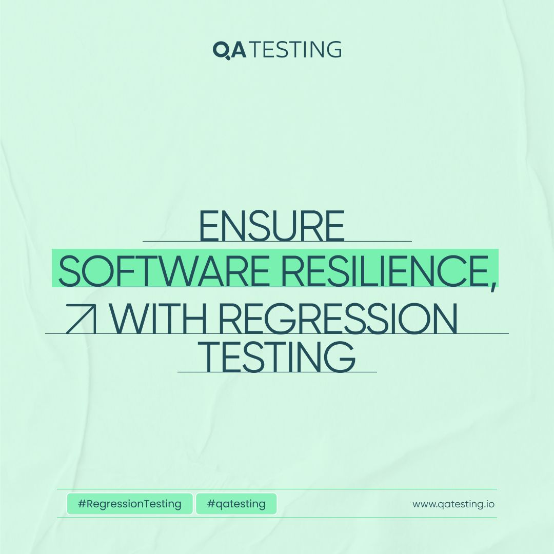 QA Testing.io on LinkedIn: #regressiontesting #softwareresilience QA Testing.io on LinkedIn: #regressiontesting #softwareresilience