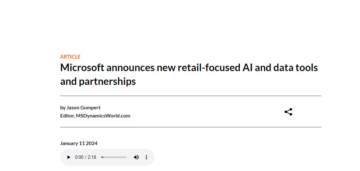 MSDynamicsWorld.com (MSDW) on LinkedIn: Microsoft announces new retail ... MSDynamicsWorld.com (MSDW) on LinkedIn: Microsoft announces new retail ...