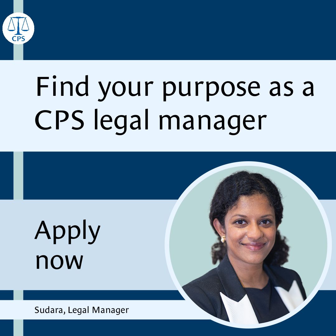 Crown Prosecution Service on LinkedIn: Apply to become a legal manager Crown Prosecution Service on LinkedIn: Apply to become a legal manager
