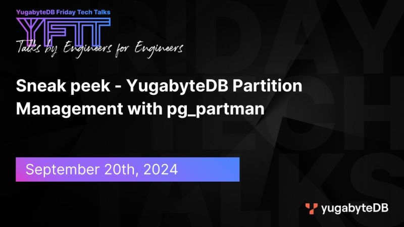 Yugabyte on LinkedIn: #yugabytedb #community #postgresql #cloudnative # ... Yugabyte on LinkedIn: #yugabytedb #community #postgresql #cloudnative # ...