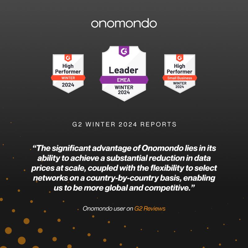 Onomondo on LinkedIn: Onomondo named Leader, High Performer in IoT ... Onomondo on LinkedIn: Onomondo named Leader, High Performer in IoT ...
