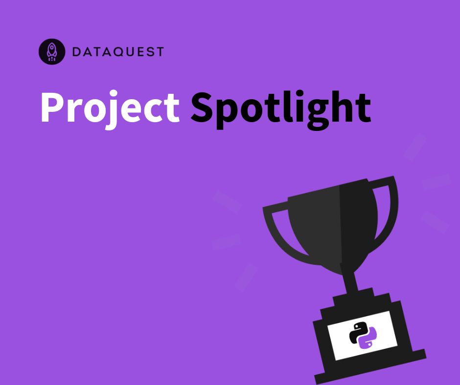 Dataquest.io on LinkedIn: This week, we bring you a project by a ... Dataquest.io on LinkedIn: This week, we bring you a project by a ...