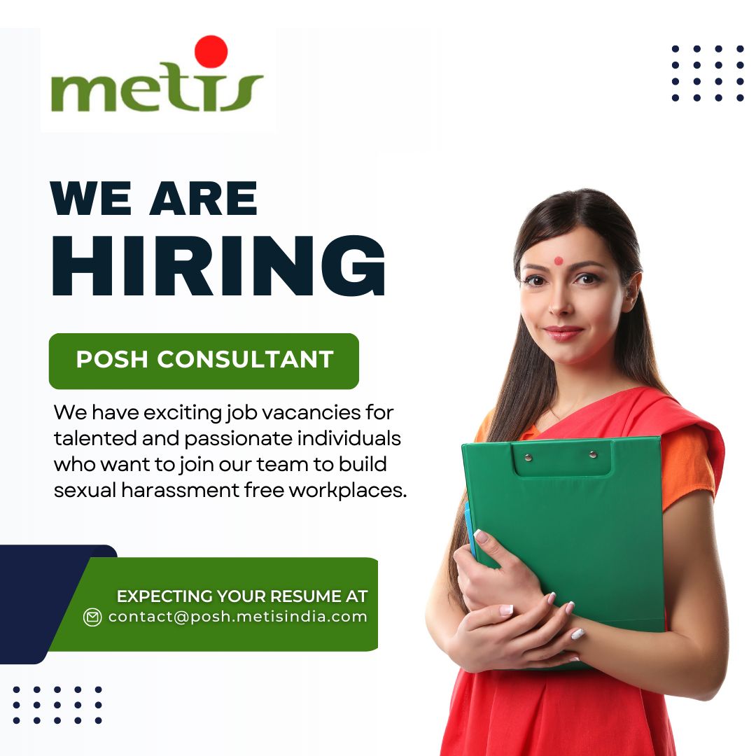 Metis POSH Consulting Service LLP on LinkedIn: Submit Resume Metis POSH Consulting Service LLP on LinkedIn: Submit Resume