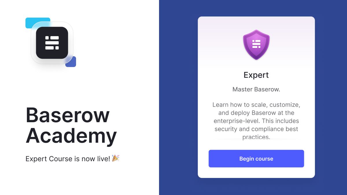 #baserow #academy #nocode | Baserow #baserow #academy #nocode | Baserow