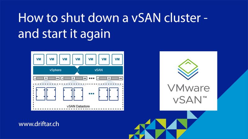 Vakhil Rajith Nair on LinkedIn: How to shut down a vSAN cluster – and ... Vakhil Rajith Nair on LinkedIn: How to shut down a vSAN cluster – and ...