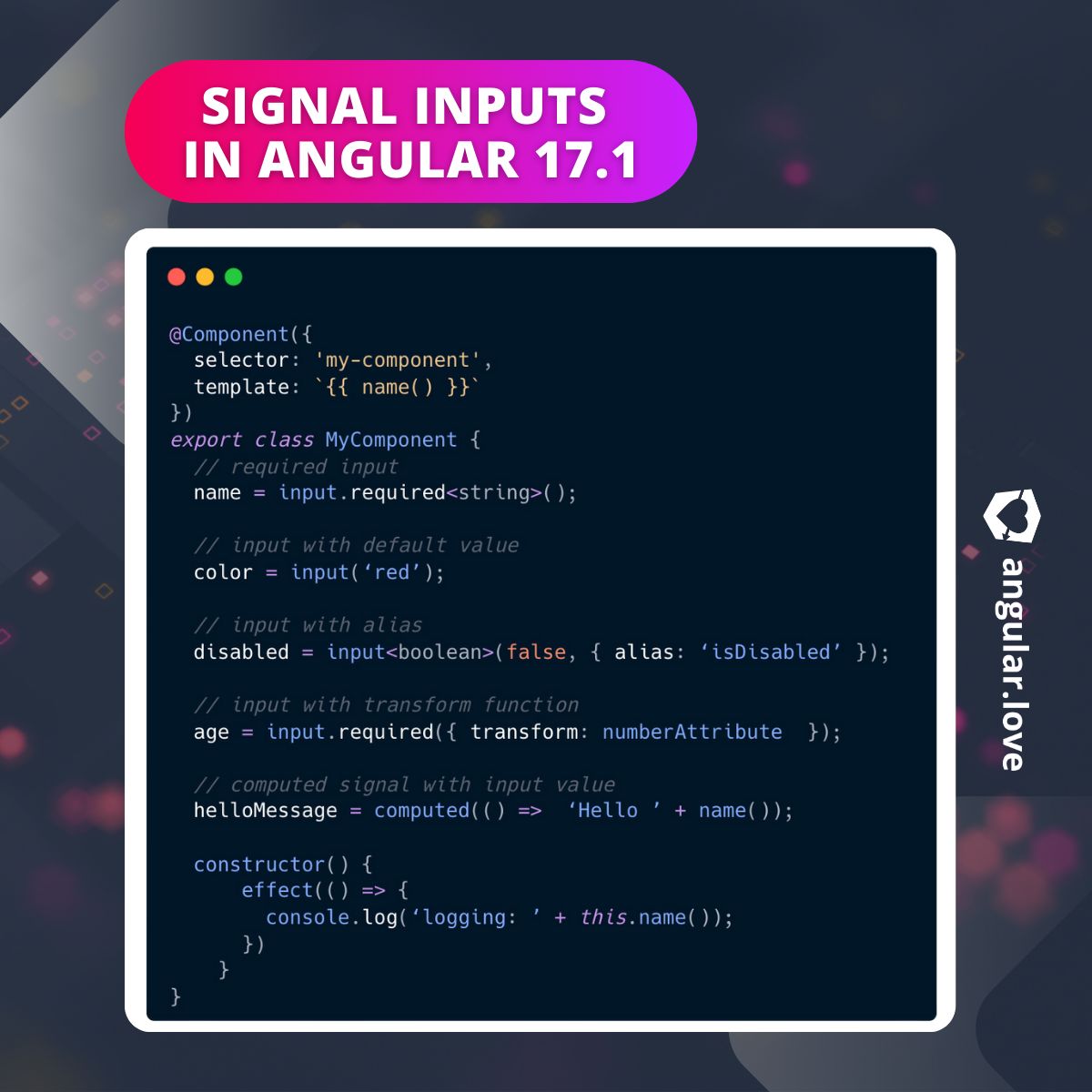 angular.love on LinkedIn: #angular #angular17 #angularsignals angular.love on LinkedIn: #angular #angular17 #angularsignals