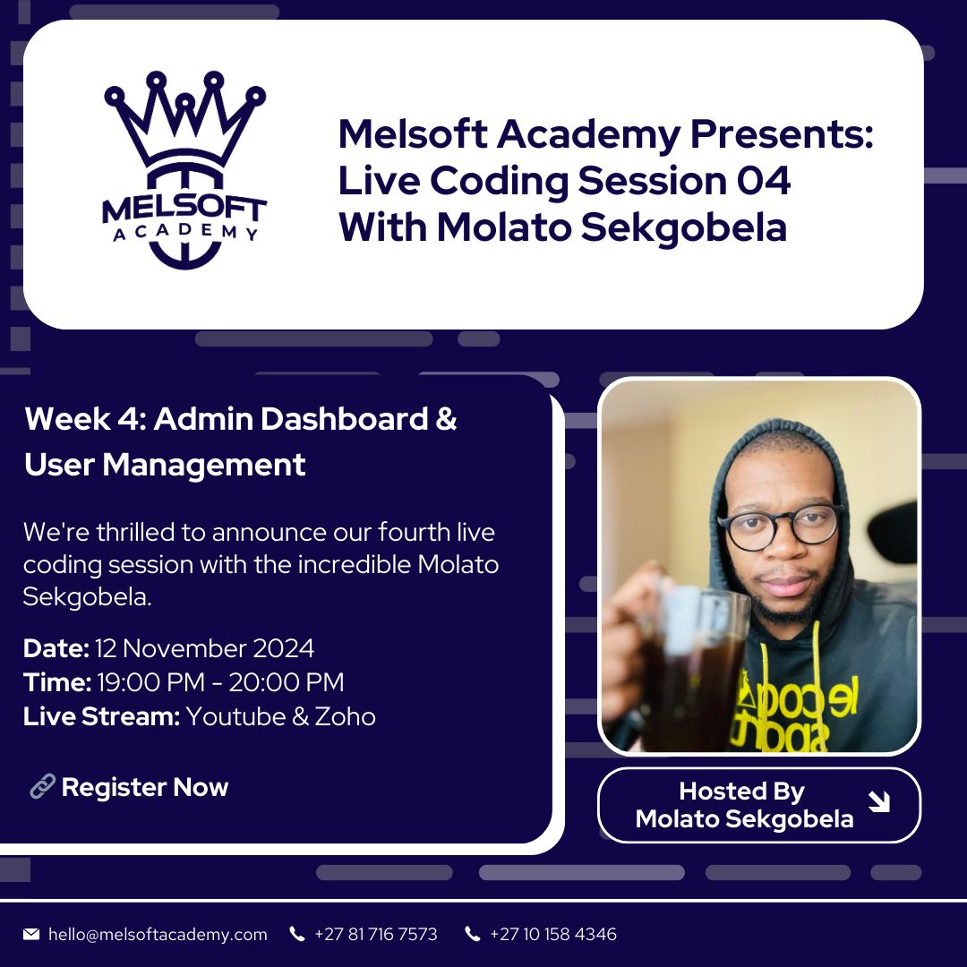 Melsoft Academy on LinkedIn: #webdevelopment #coding #admindashboard # ... Melsoft Academy on LinkedIn: #webdevelopment #coding #admindashboard # ...
