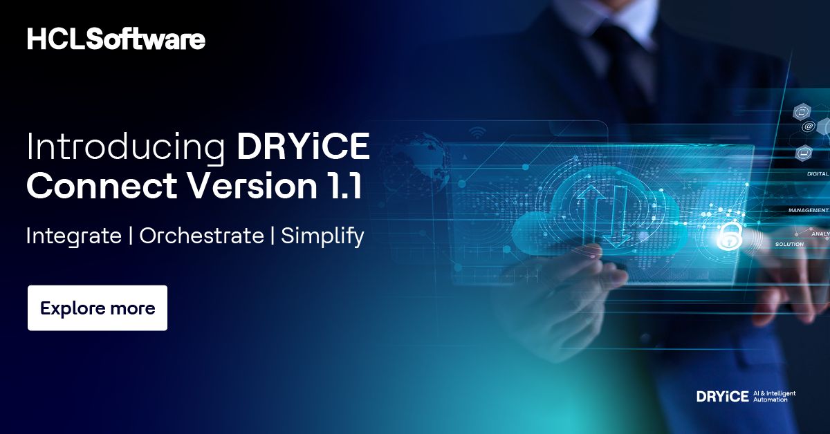 Prashant Bhat on LinkedIn: DRYiCE Connect R1.1 Prashant Bhat on LinkedIn: DRYiCE Connect R1.1