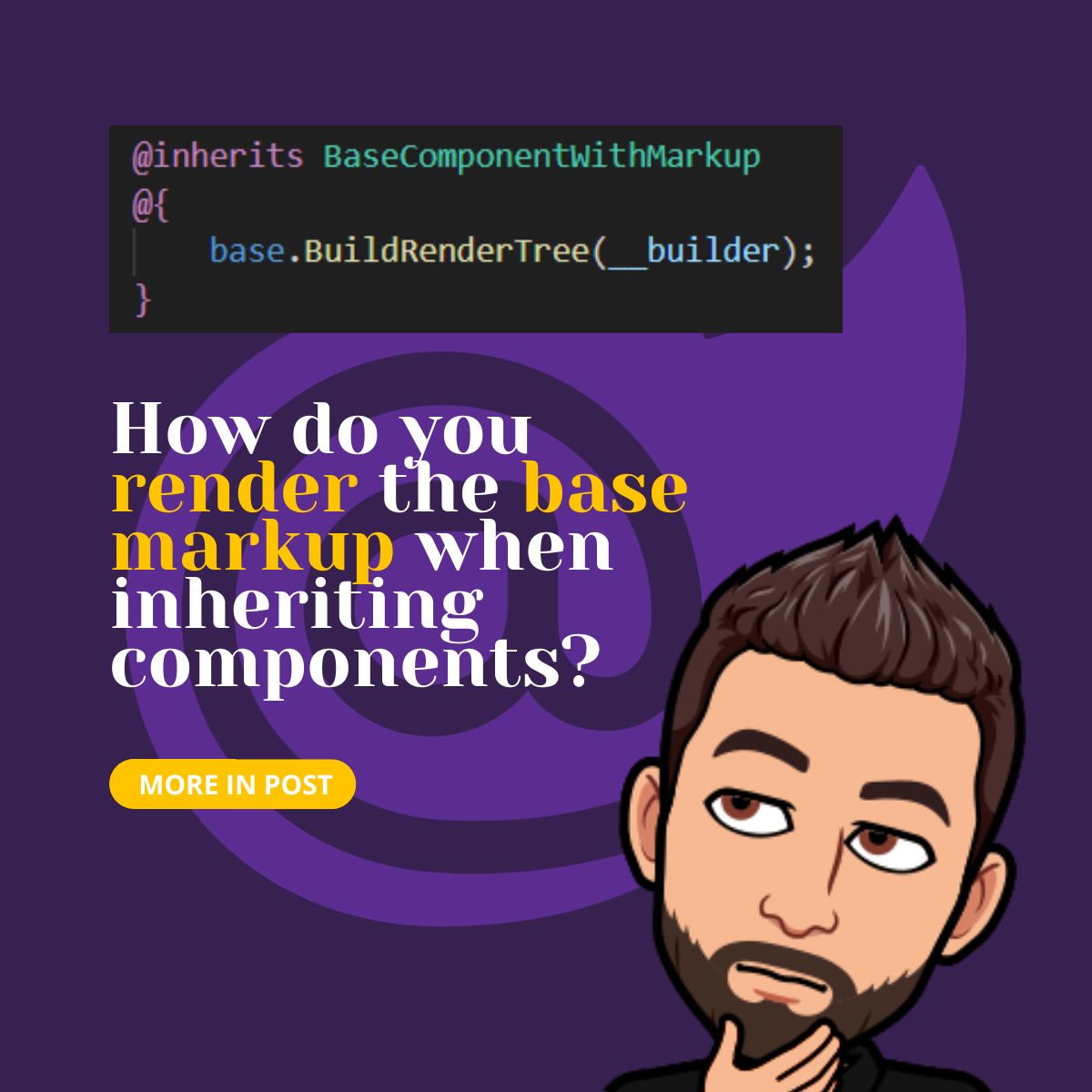 Pawel Bazyluk on LinkedIn: 🤔 How do you inherit the markup while ... Pawel Bazyluk on LinkedIn: 🤔 How do you inherit the markup while ...