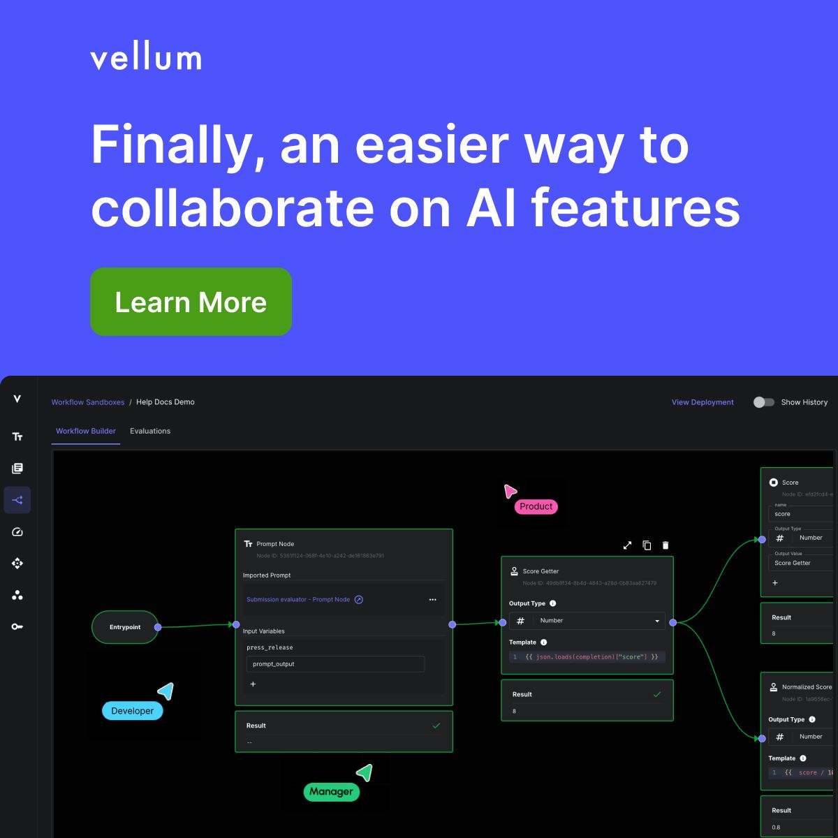 Vellum on LinkedIn: Vellum Workflows | Build & Evaluate Multi-Step LLM ... Vellum on LinkedIn: Vellum Workflows | Build & Evaluate Multi-Step LLM ...