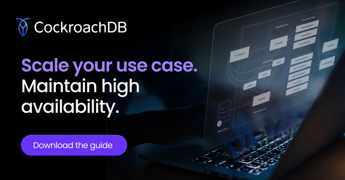 Cockroach Labs on LinkedIn: From Resilience to Scalability: 12 Mission ... Cockroach Labs on LinkedIn: From Resilience to Scalability: 12 Mission ...