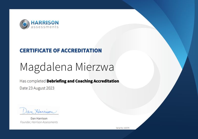 Magdalena Mierzwa na LinkedIn: Mam i ja ! 🥳 Certyfikat od Harrison ... Magdalena Mierzwa na LinkedIn: Mam i ja ! 🥳 Certyfikat od Harrison ...