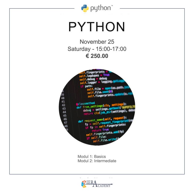 Learn Python with our course | IER-Academy posted on the topic | LinkedIn Learn Python with our course | IER-Academy posted on the topic | LinkedIn