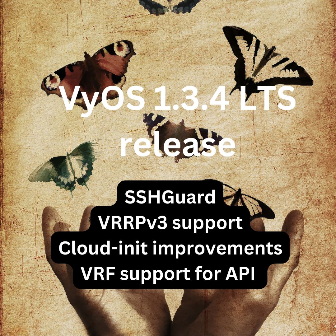 Yuriy Andamasov on LinkedIn: VyOS 1.3.4 LTS release Yuriy Andamasov on LinkedIn: VyOS 1.3.4 LTS release