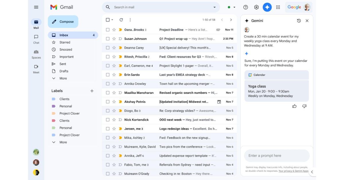LucidQuest on LinkedIn: Gmail’s Gemini side panels adds Google Calendar ... LucidQuest on LinkedIn: Gmail’s Gemini side panels adds Google Calendar ...