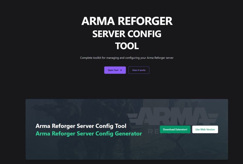 Introducing the Arma Reforger Server Configuration Tool | Xgamingserver Introducing the Arma Reforger Server Configuration Tool | Xgamingserver