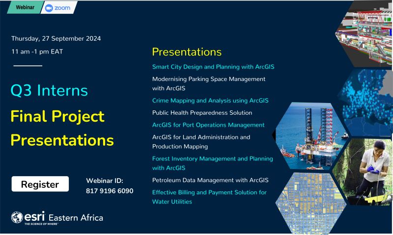 Esri Eastern Africa on LinkedIn: 📢 Q3 Interns Final Project ... Esri Eastern Africa on LinkedIn: 📢 Q3 Interns Final Project ...