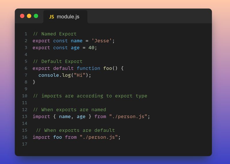 JavaScript modules: import and export | Muhammad Anas posted on the ... JavaScript modules: import and export | Muhammad Anas posted on the ...