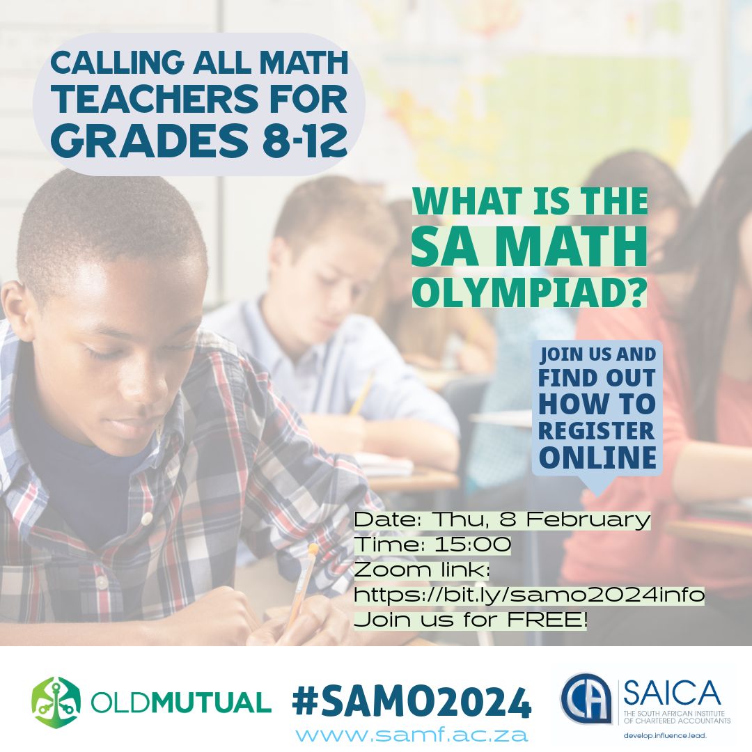 South African Mathematics Foundation on LinkedIn: #mathematics # ... South African Mathematics Foundation on LinkedIn: #mathematics # ...