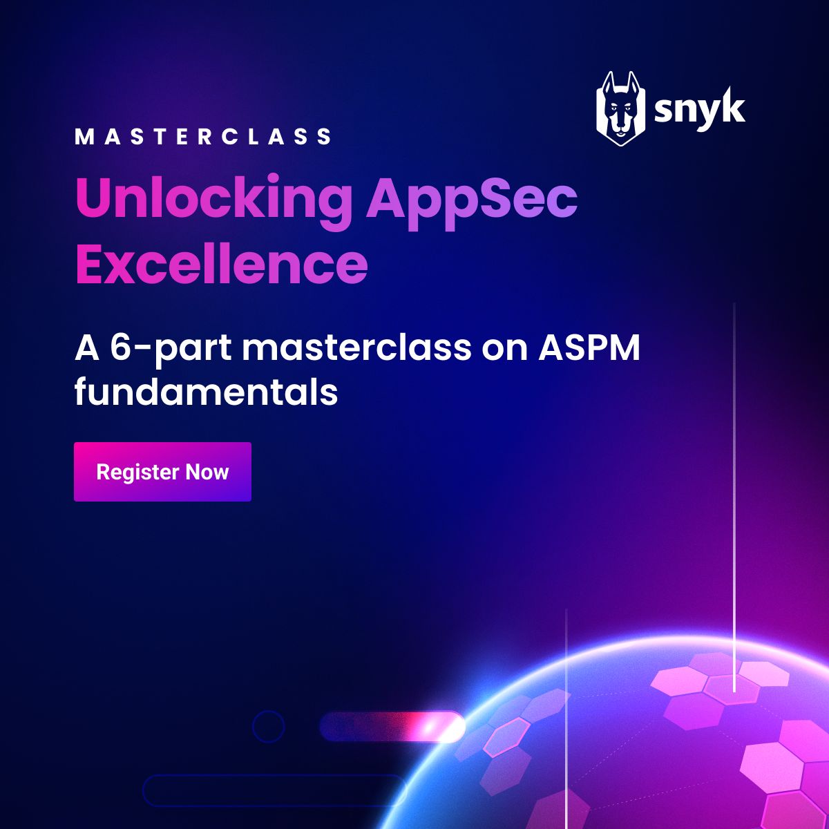 How to master AppSec with #ASPM masterclass | Snyk posted on the topic ... How to master AppSec with #ASPM masterclass | Snyk posted on the topic ...