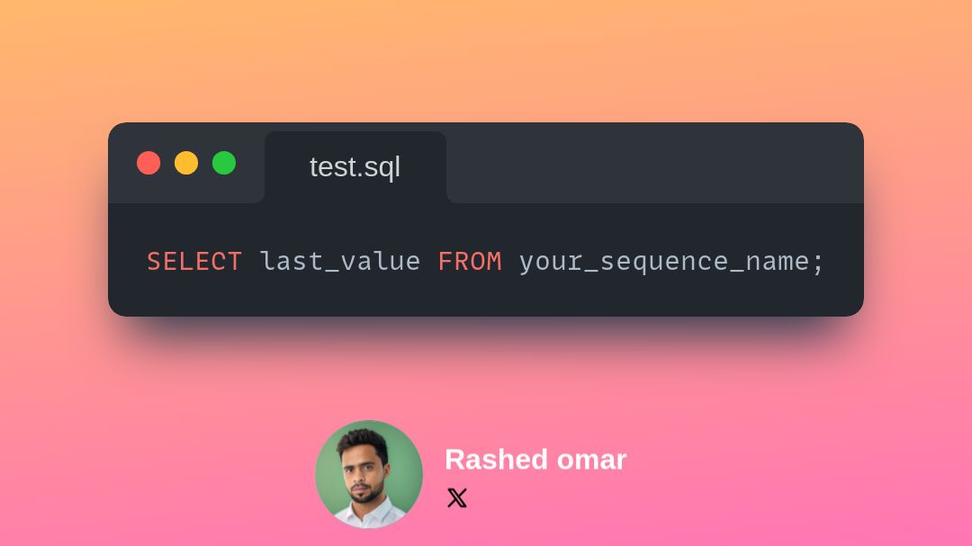 Rashed Omar on LinkedIn: #postgres #sql #development #codesnippet #devhacks Rashed Omar on LinkedIn: #postgres #sql #development #codesnippet #devhacks