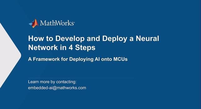 How to deploy DNNs on MCUs with MathWorks | Loubaba Abdulaal posted on ... How to deploy DNNs on MCUs with MathWorks | Loubaba Abdulaal posted on ...