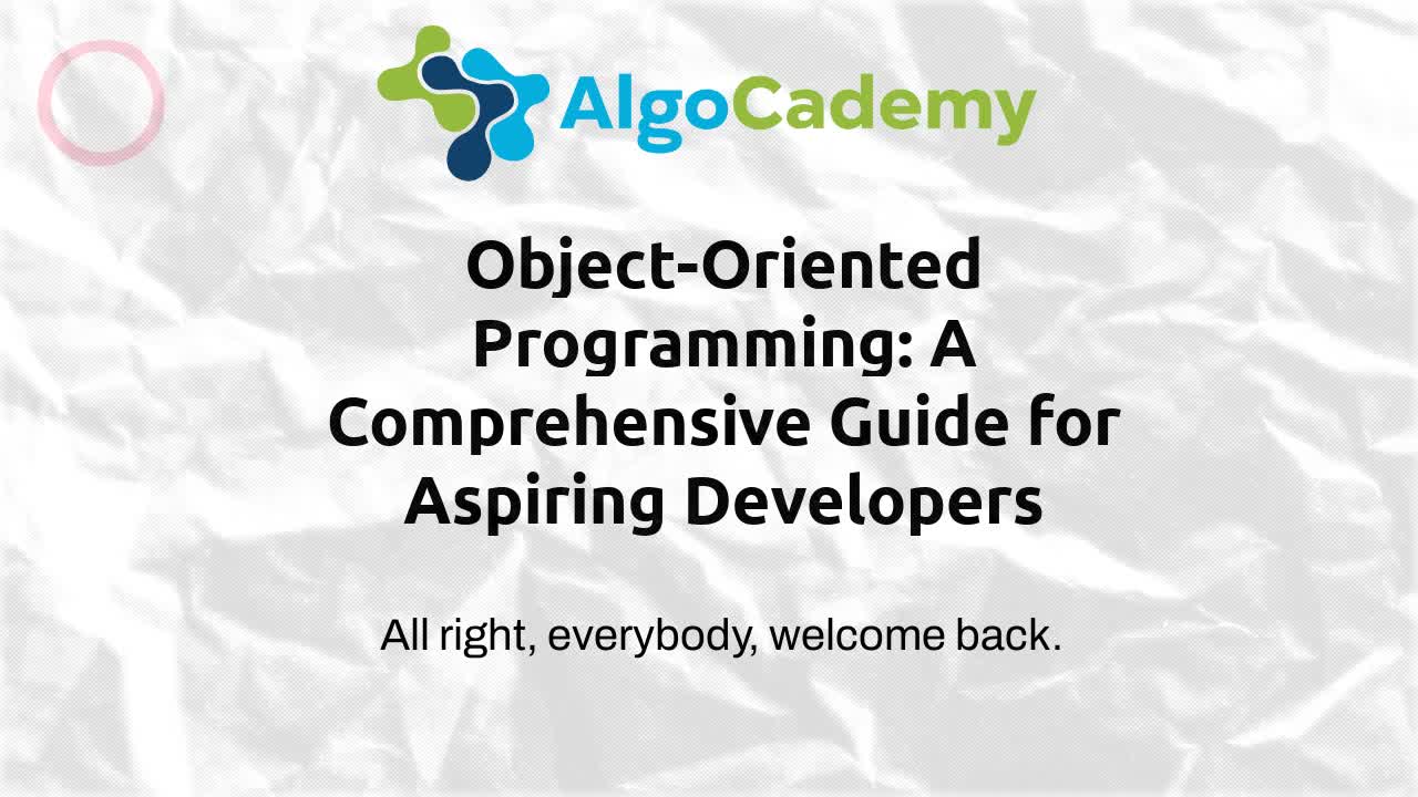 AlgoCademy on LinkedIn: #oop #objectorientedprogramming # ... AlgoCademy on LinkedIn: #oop #objectorientedprogramming # ...