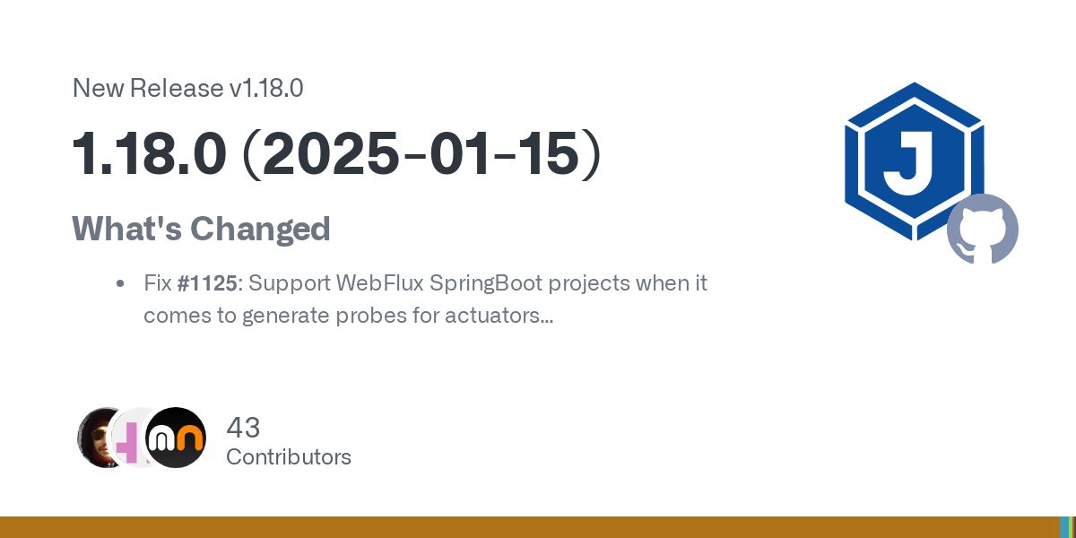 Markus Eisele on LinkedIn: Release 1.18.0 (2025-01-15) · eclipse-jkube ... Markus Eisele on LinkedIn: Release 1.18.0 (2025-01-15) · eclipse-jkube ...
