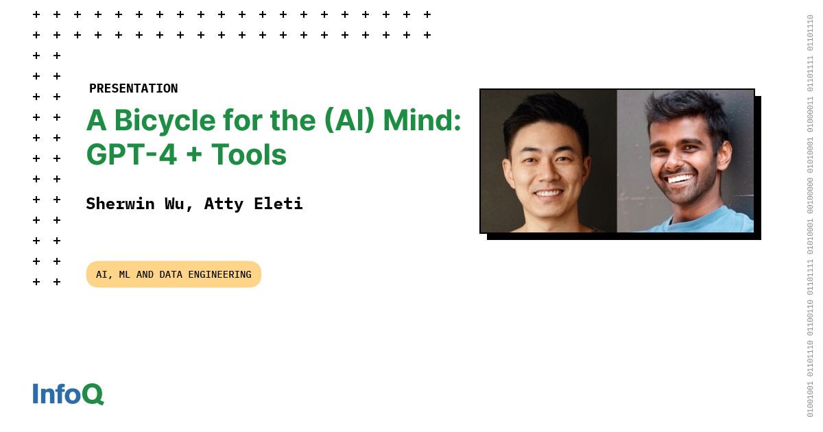 InfoQ on LinkedIn: #gpt #infoq #transcript #ai #ml #api #llms InfoQ on LinkedIn: #gpt #infoq #transcript #ai #ml #api #llms