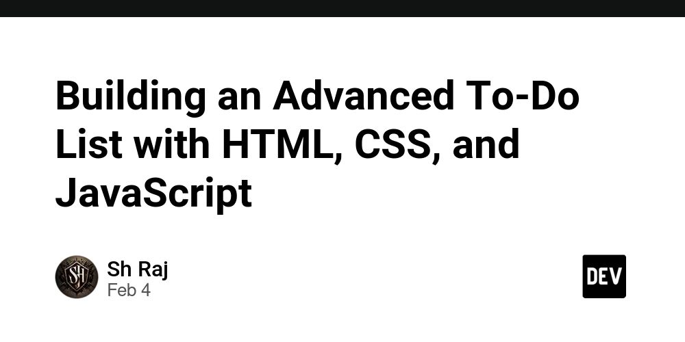 Building an Advanced To-Do List with HTML, CSS, and JavaScript | Bilal Awan Building an Advanced To-Do List with HTML, CSS, and JavaScript | Bilal Awan