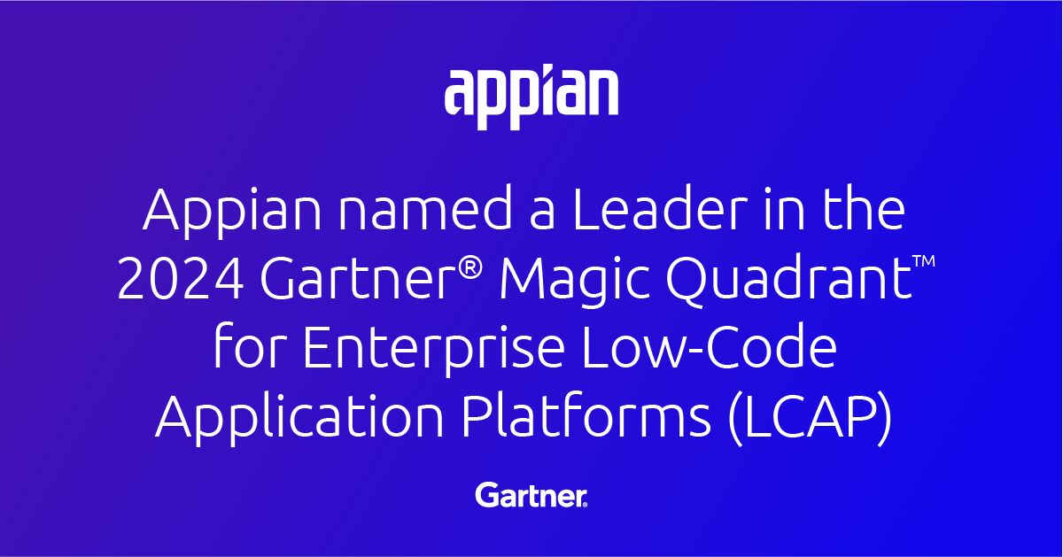 Appian on LinkedIn: #lowcode #processautomation Appian on LinkedIn: #lowcode #processautomation