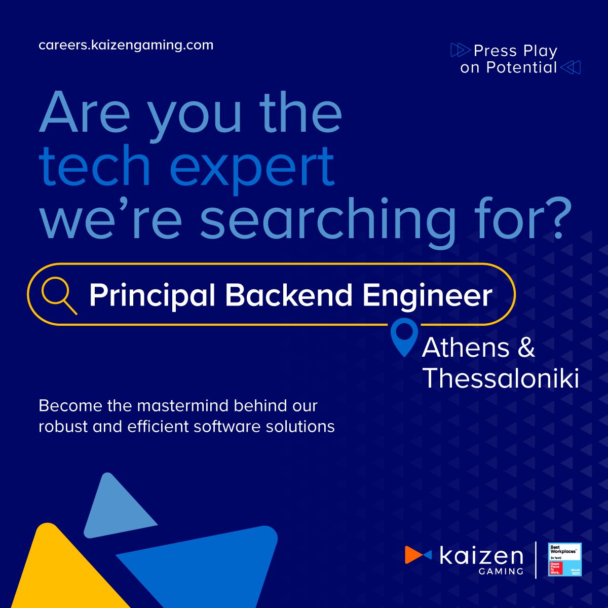 Kaizen Gaming on LinkedIn: Principal Backend Engineer Kaizen Gaming on LinkedIn: Principal Backend Engineer