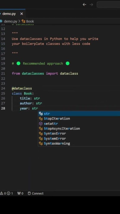 Stephen David-Williams on LinkedIn: #dataclass #pythontutorial Stephen David-Williams on LinkedIn: #dataclass #pythontutorial