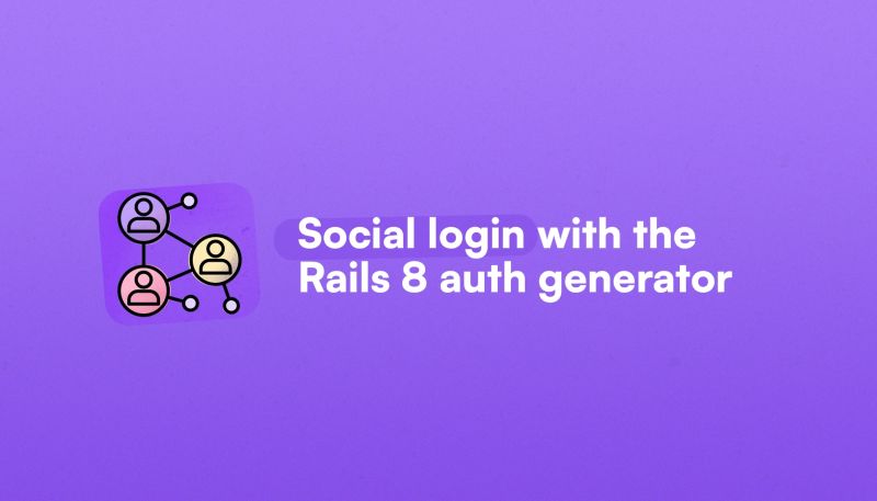 Rails 8 tutorial: Implementing social login with built-in… | Avo Rails 8 tutorial: Implementing social login with built-in… | Avo