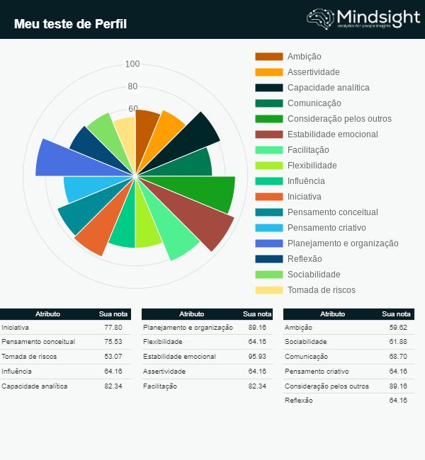 Após realizar os #testes da Mindsight recebi uma devolutiva detalhada ... Após realizar os #testes da Mindsight recebi uma devolutiva detalhada ...