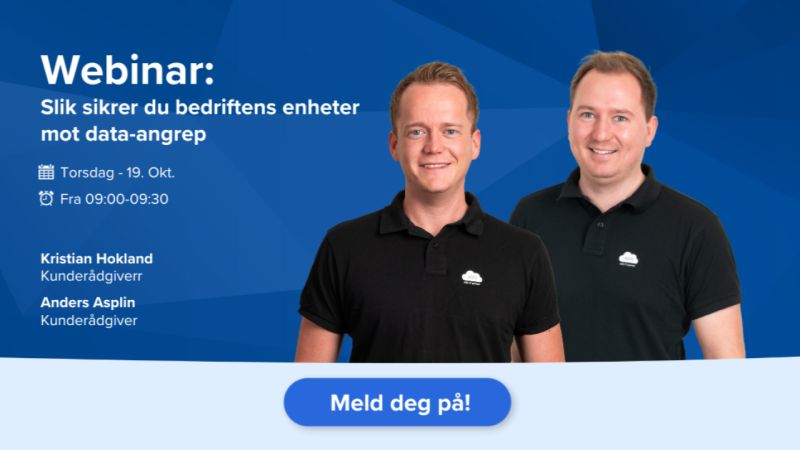 Sandro Jakupovic på LinkedIn: WEBINAR - Slik sikrer du bedriftens ... Sandro Jakupovic på LinkedIn: WEBINAR - Slik sikrer du bedriftens ...