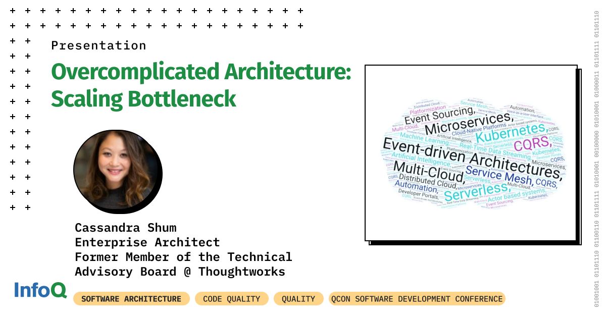#softwarearchitecture #infoq #transcript #codequality | InfoQ #softwarearchitecture #infoq #transcript #codequality | InfoQ