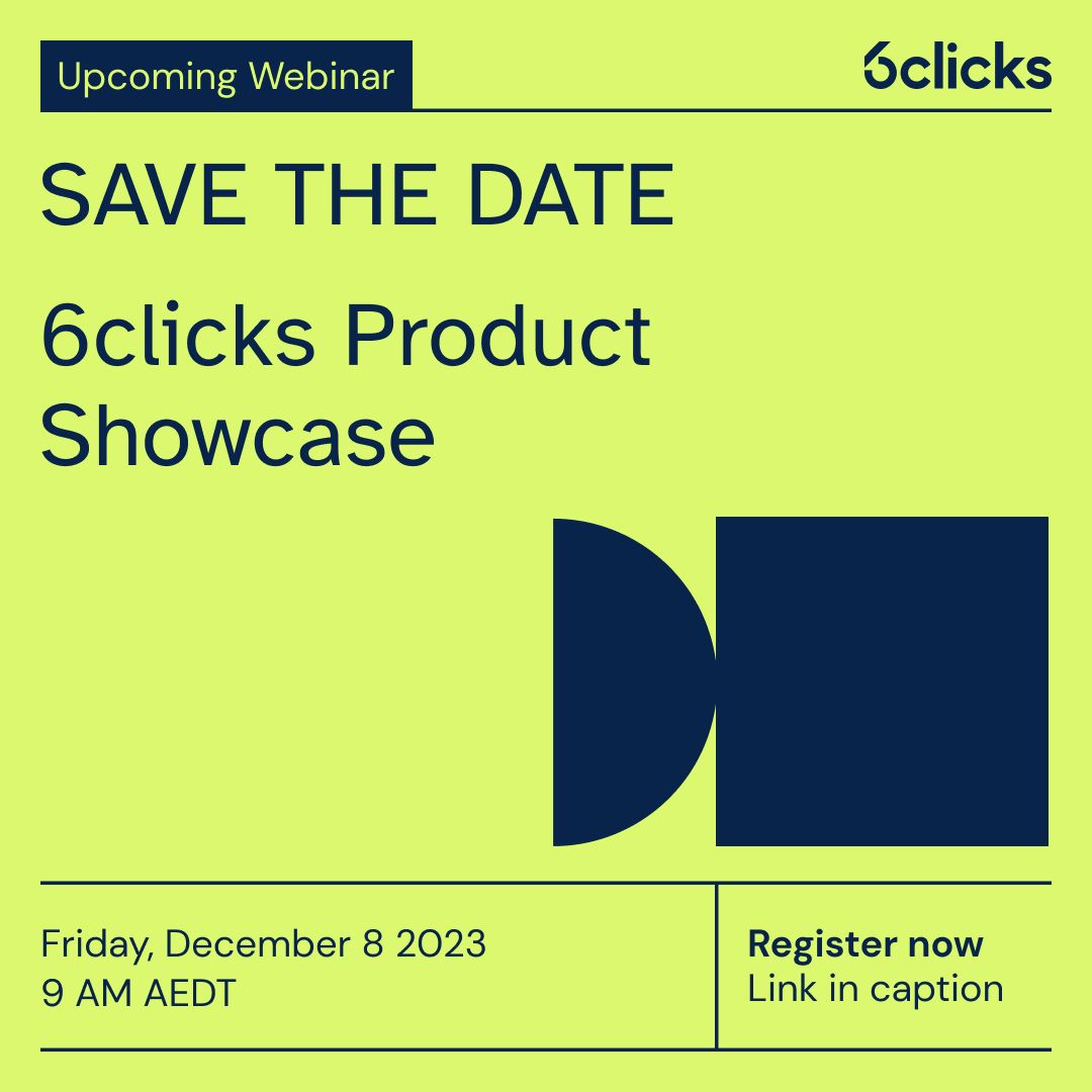 6clicks on LinkedIn: #6clicks #webinar #grc #innovation #riskmanagement 6clicks on LinkedIn: #6clicks #webinar #grc #innovation #riskmanagement