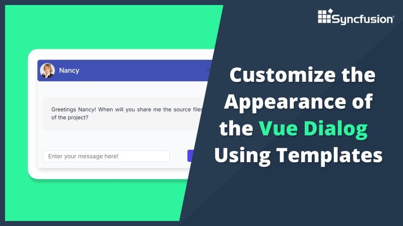 Syncfusion on LinkedIn: #vue #vuejs #dialog #popups Syncfusion on LinkedIn: #vue #vuejs #dialog #popups