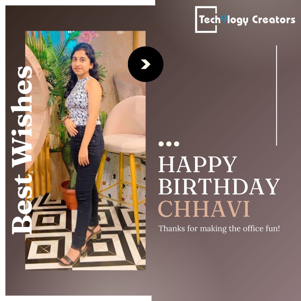 Tech9logy Creators on LinkedIn: #tech9logycreators #happybirthday # ... Tech9logy Creators on LinkedIn: #tech9logycreators #happybirthday # ...
