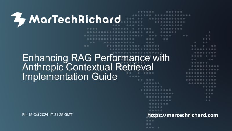 MarTechRichard on LinkedIn: Implementing Anthropic’s Contextual ... MarTechRichard on LinkedIn: Implementing Anthropic’s Contextual ...