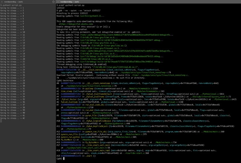 Debugging running Python scripts with PDB via GDB | Real Python Debugging running Python scripts with PDB via GDB | Real Python