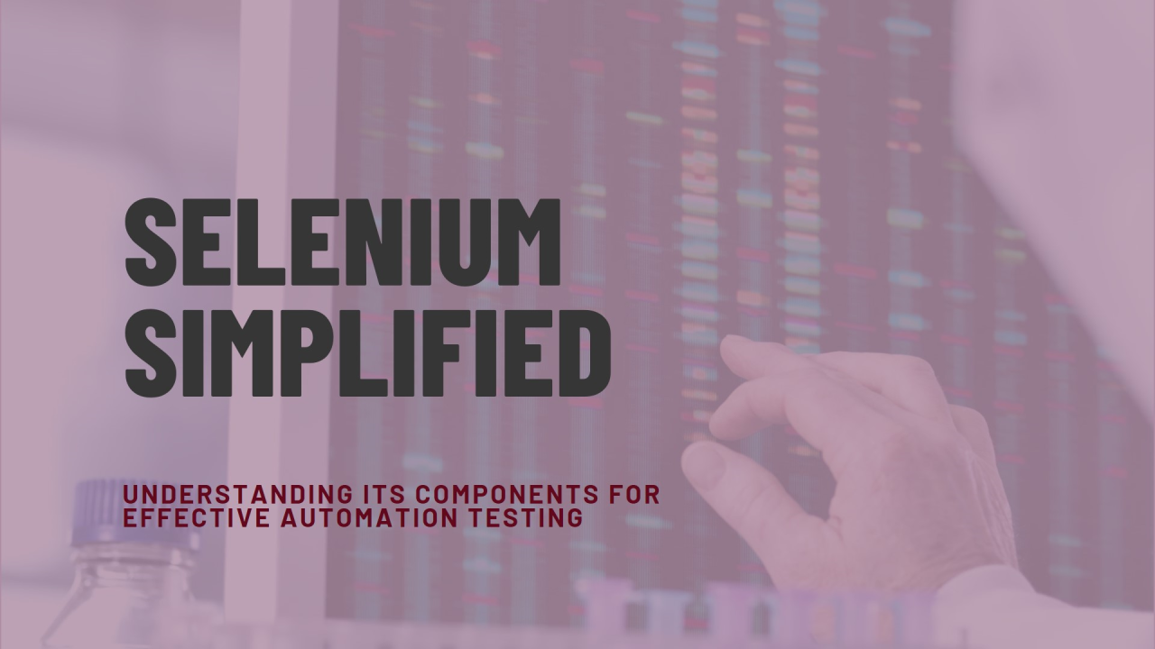 What is Selenium? Understanding Its Components for Effective Automation ... What is Selenium? Understanding Its Components for Effective Automation ...