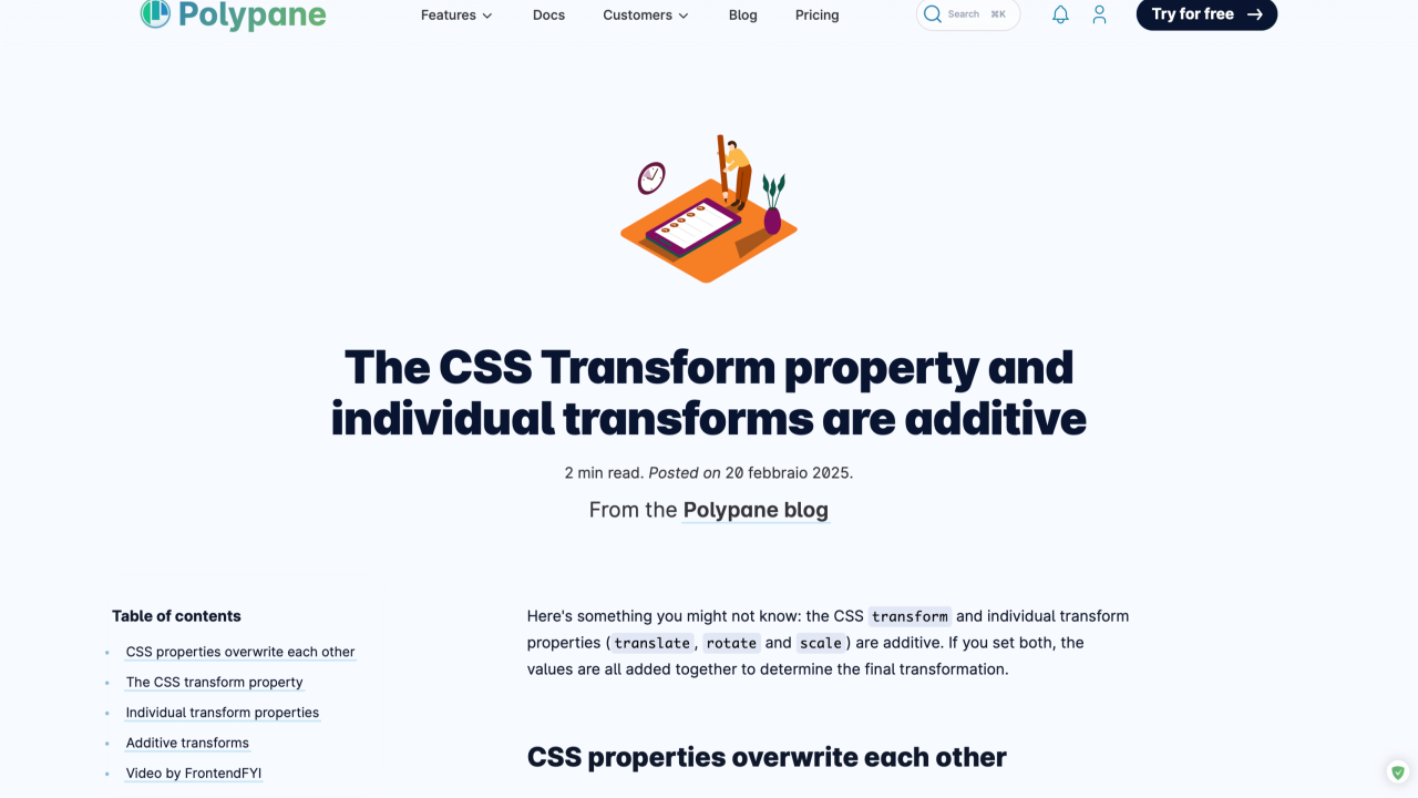 Day 55 - Stacking CSS Individual Transforms Day 55 - Stacking CSS Individual Transforms