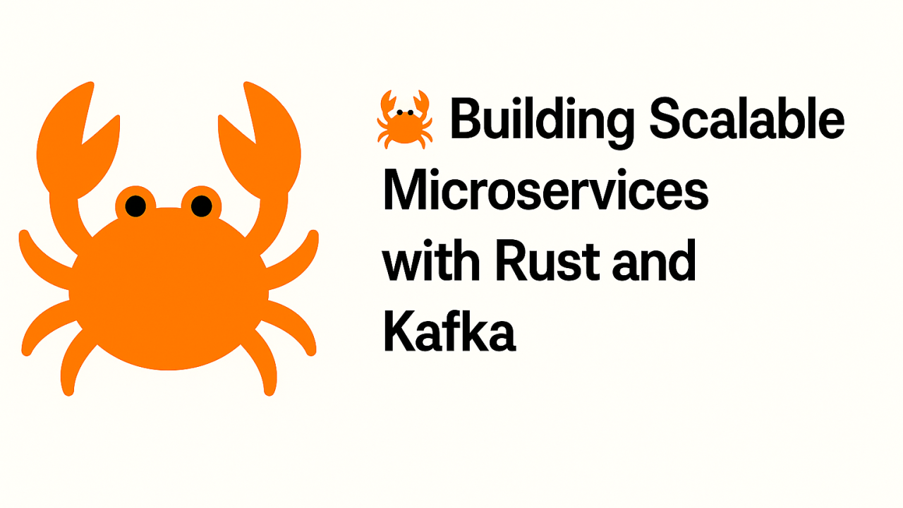 🦀 Building Scalable Microservices with Rust and Kafka 🦀 Building Scalable Microservices with Rust and Kafka